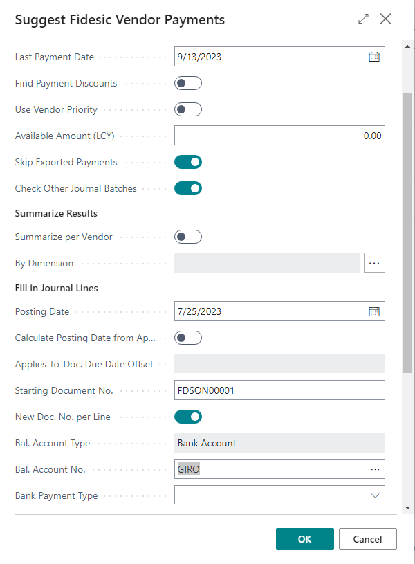 How to build Fidesic Payment Journal Batches in Business Central and ...